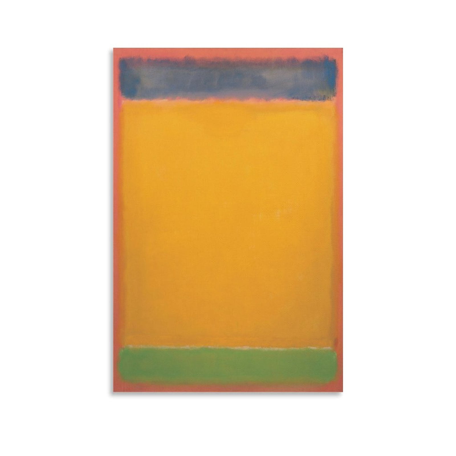 Blue Yellow Green on Red by Mark Rothko Painting Poster Poster ...