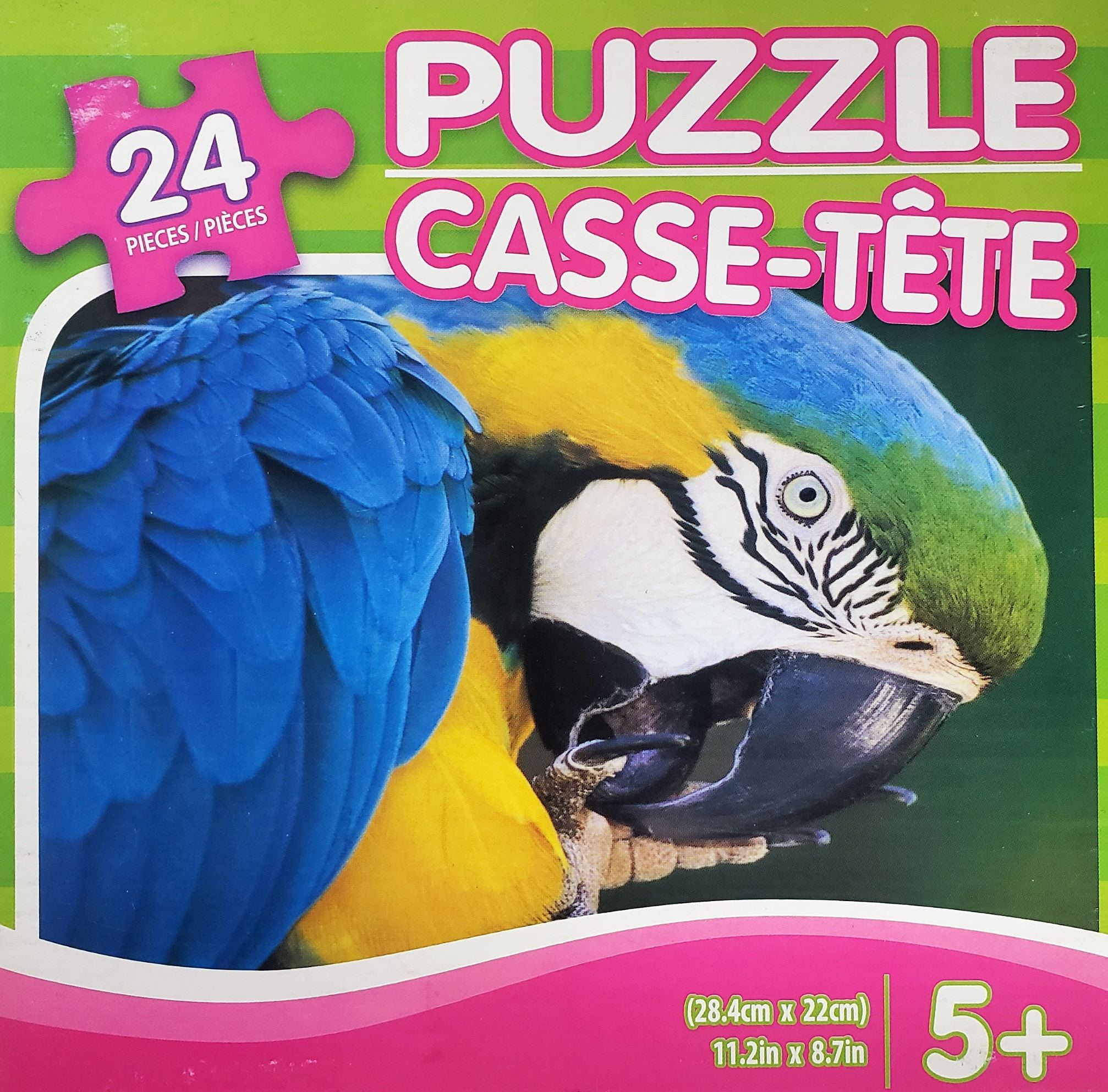 Blue Yellow Macaw Parrot Puzzle 24 Piece - Walmart.com