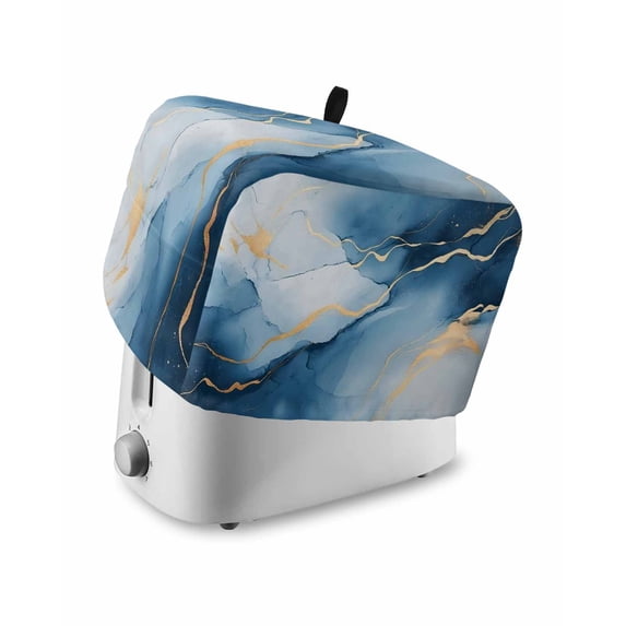 Blue Yellow Marble Toaster Cover 4 Slice, Large Kitchen Appliance ...
