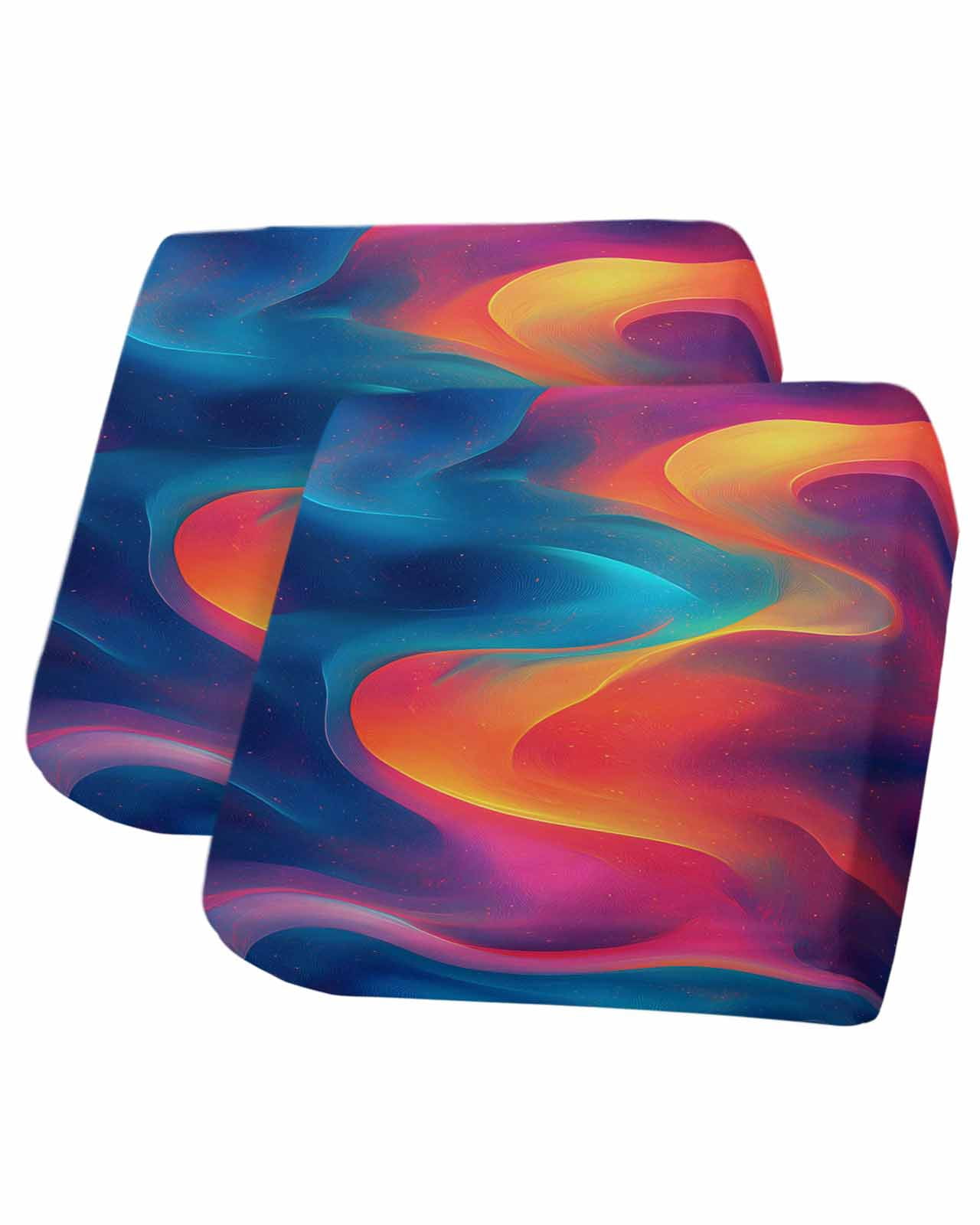 Blue Yellow Pink Sofa Couch Cushion Covers Washable, Removable ...