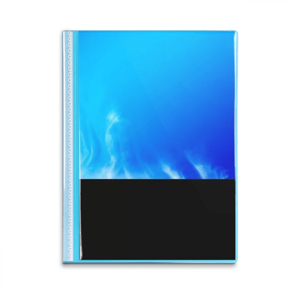 Blue Yellow Stars Dark Night Sky Book Sheet Protectors Portfolio Binder ...