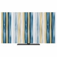 Blue Yellow Striped TV Dust Cover,Stretchable TV Screen Desktop ...