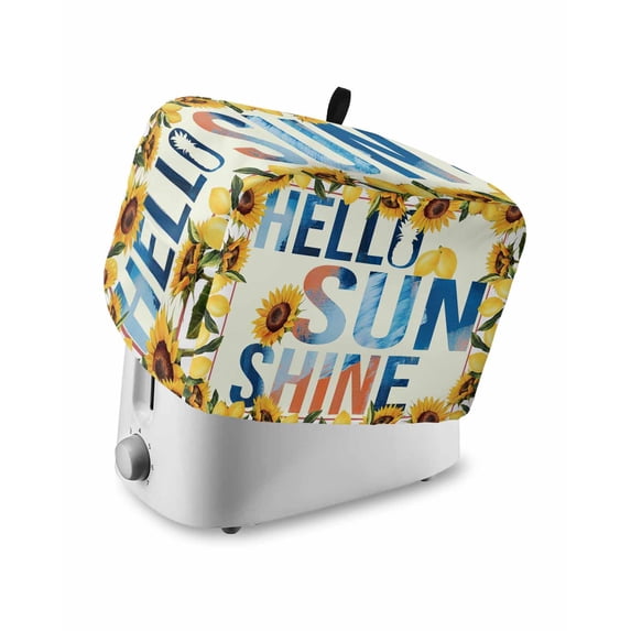 Blue Yellow Toaster Cover 4 Slice, Large Kitchen Appliance Covers ...
