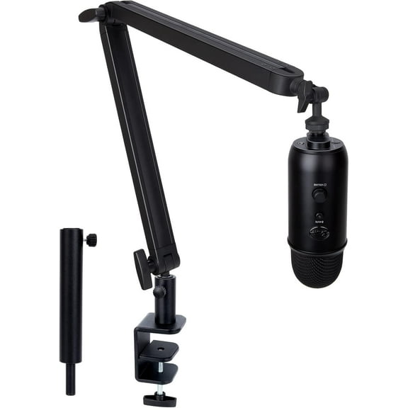 Boom Arm Microphone Mic Stand for Blue QuadCast SoloCast Snowball SM7B ...