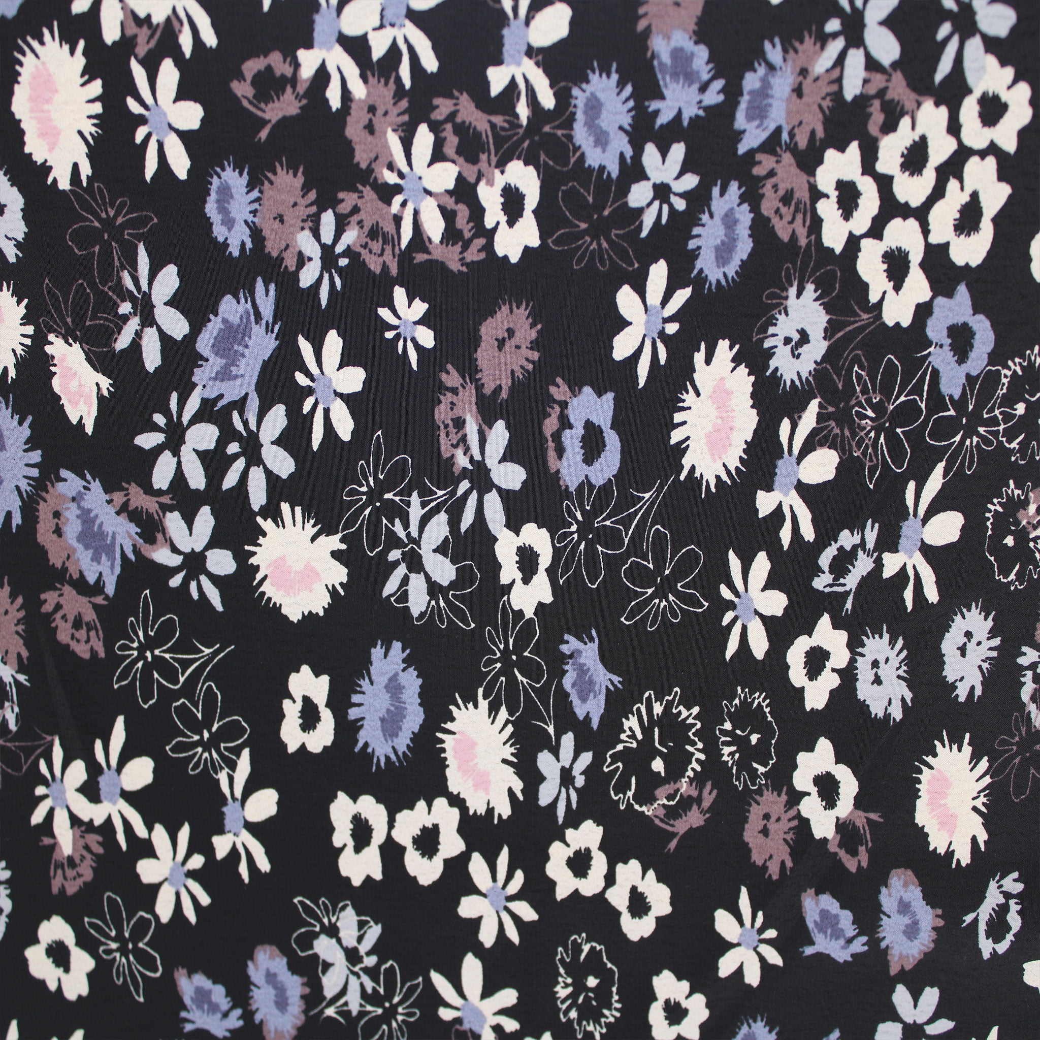 Blue with Zen Blue 58" Wide Printed 100% Polyester Moroccan Fabric ...