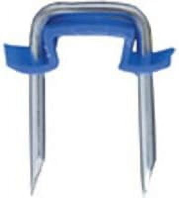 Blue Zinc Plated Low Carbon Steel Cable Staple 1 Inch Length x 1/2 Inch ...