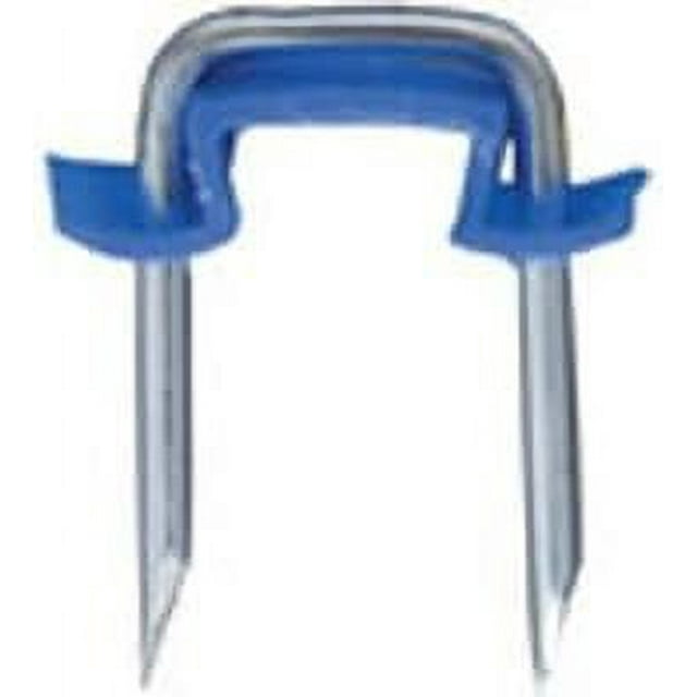 Blue Zinc Plated Low Carbon Steel Cable Staple 1 Inch Length x 1/2 Inch ...