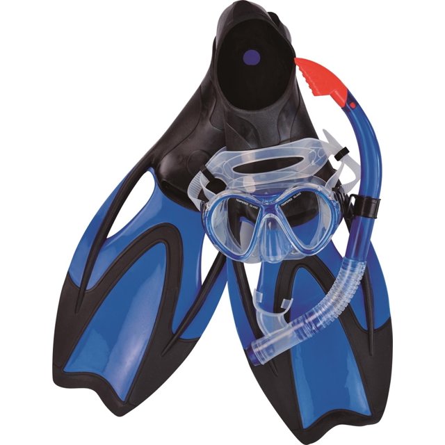 Blue Zray Teen/Young Adult Pro Scuba or Snorkeling Swimming Pool Set ...