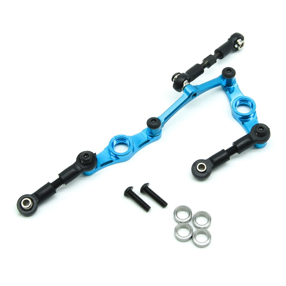 Blue aluminum headset, Steering and stems, Tamiya 1/10 TT01 - Walmart.com
