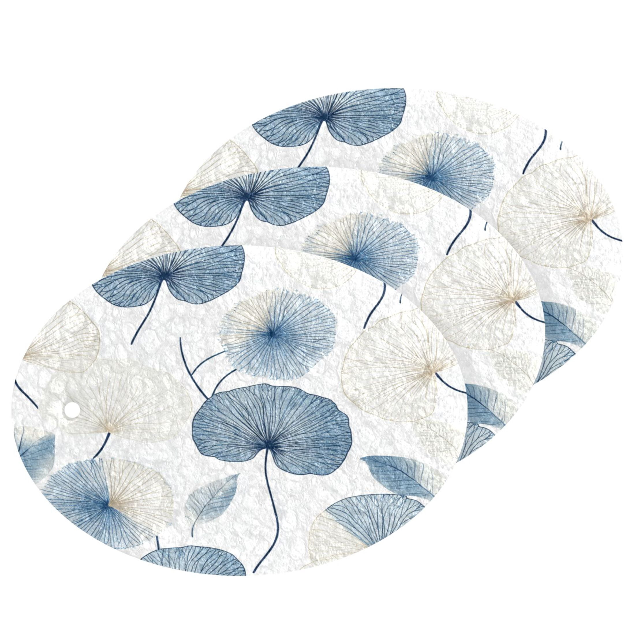 Blue and Beige Dandelion 3 Pack Dish Sponges Bulk Natural Sponges ...