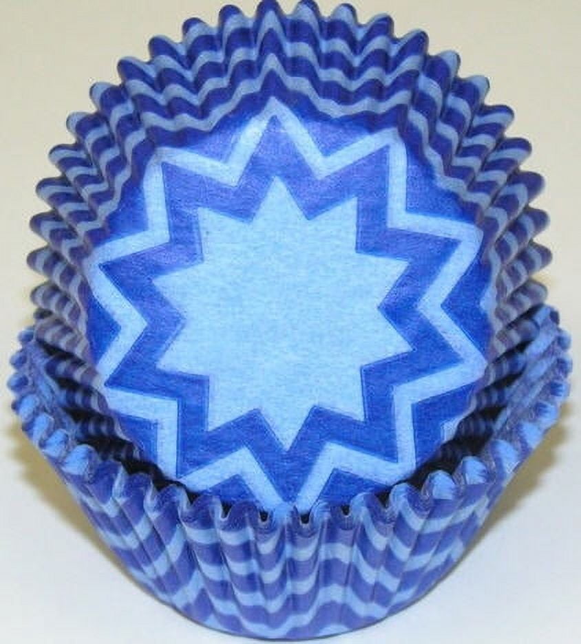 Blue and Blue Cupcake Liners - Baking Cups -50pack - Walmart.com