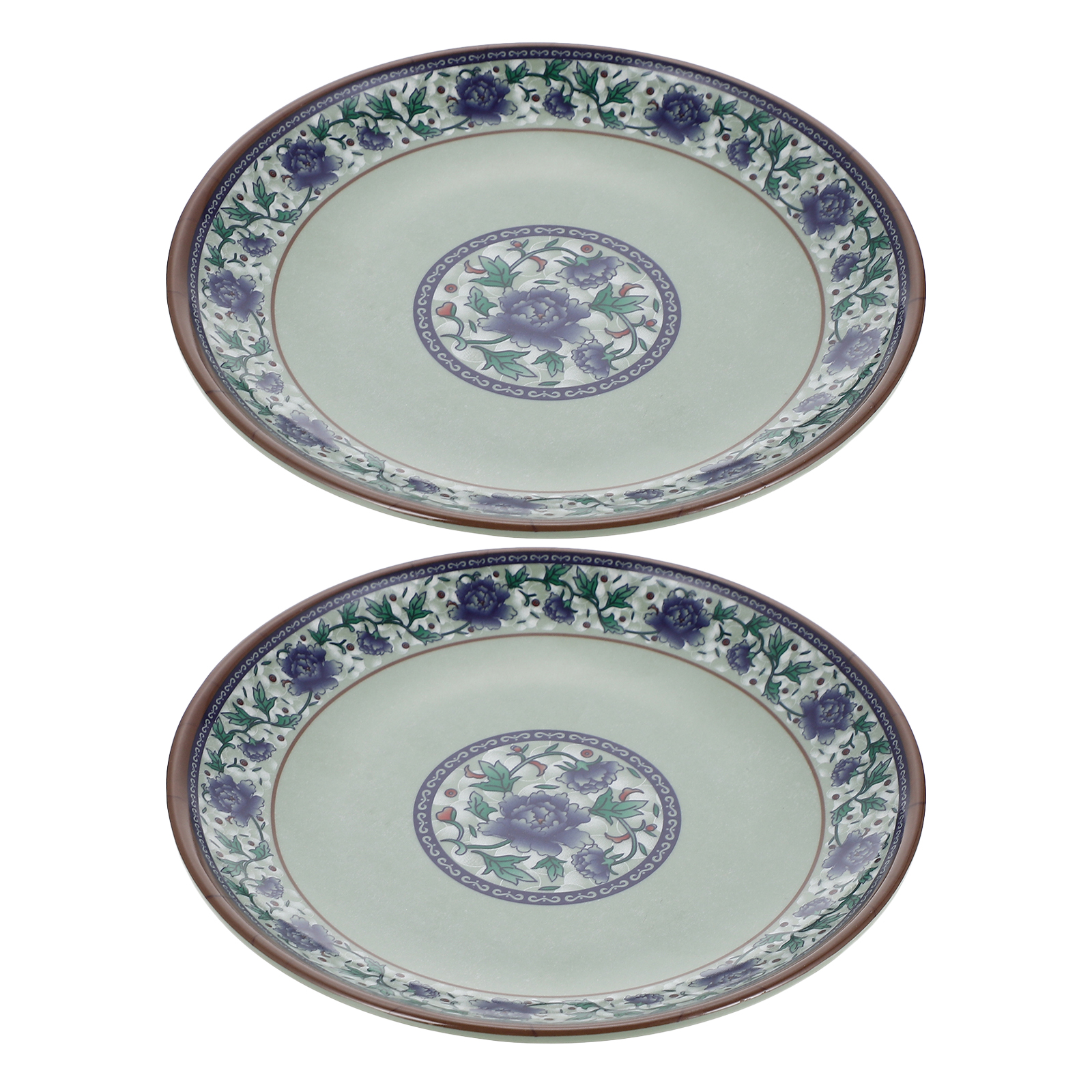 Blue and Flower Plate Multi-purpose Plates Melamine Japanese Susshi ...