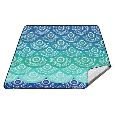 HIHOHO Beach Blankets Sandproof Beach Mat 79" x 83" for 1-3 Adults ...