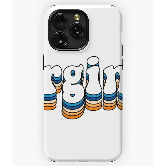 Blue and Orange Virginia Sticker State Pride A14410 Phone Case for ...