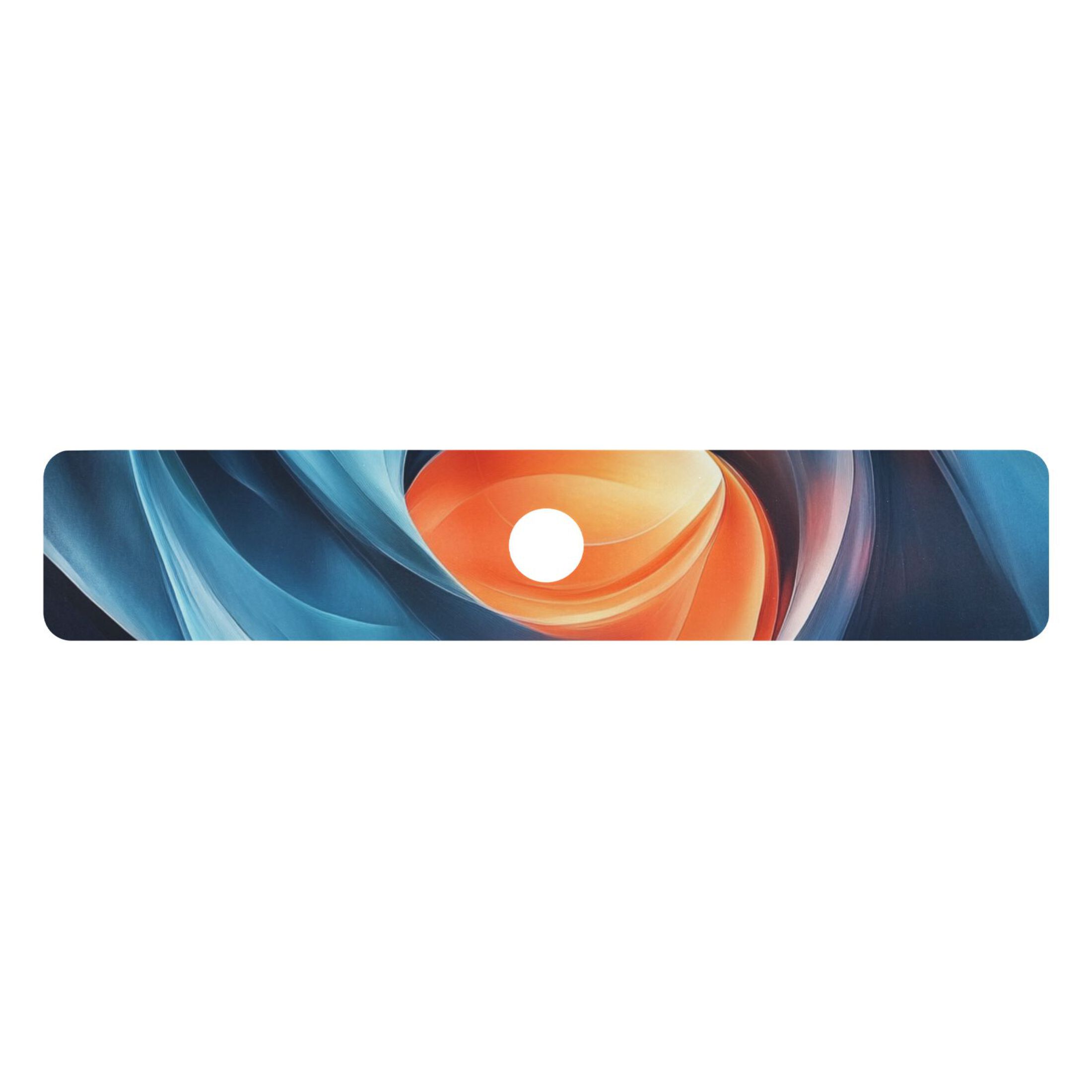 Blue and Orange Vortex Kitchen Sink Splash Guard, Silicone Sink Faucet ...