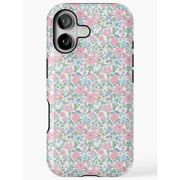Blue and Pink Liberty Betsy Phone Case for iPhone 17 16 15 14 13 12 11 ...