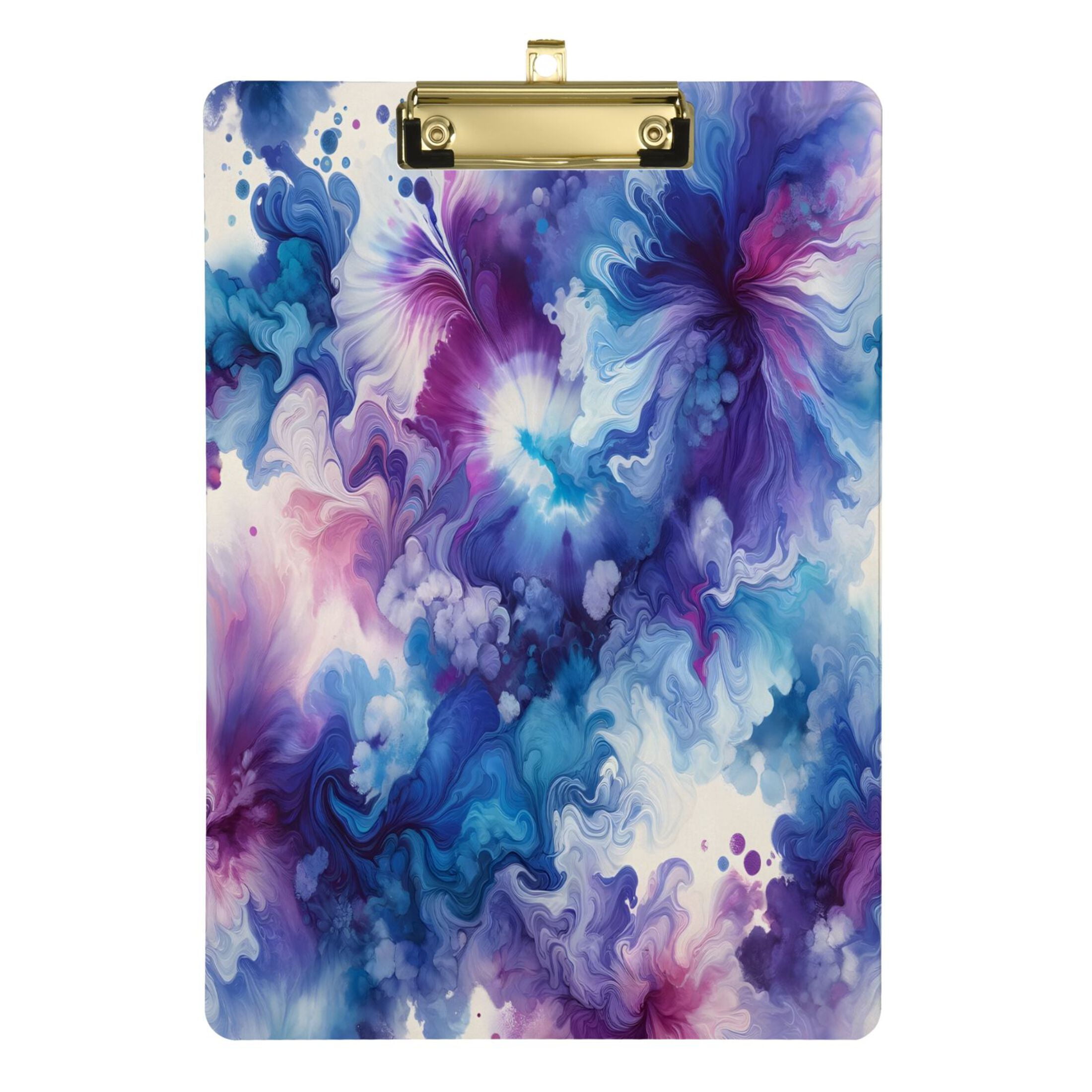 Blue and Purple Marble Acrylic Clipboards A4 Standard Letter Size ...