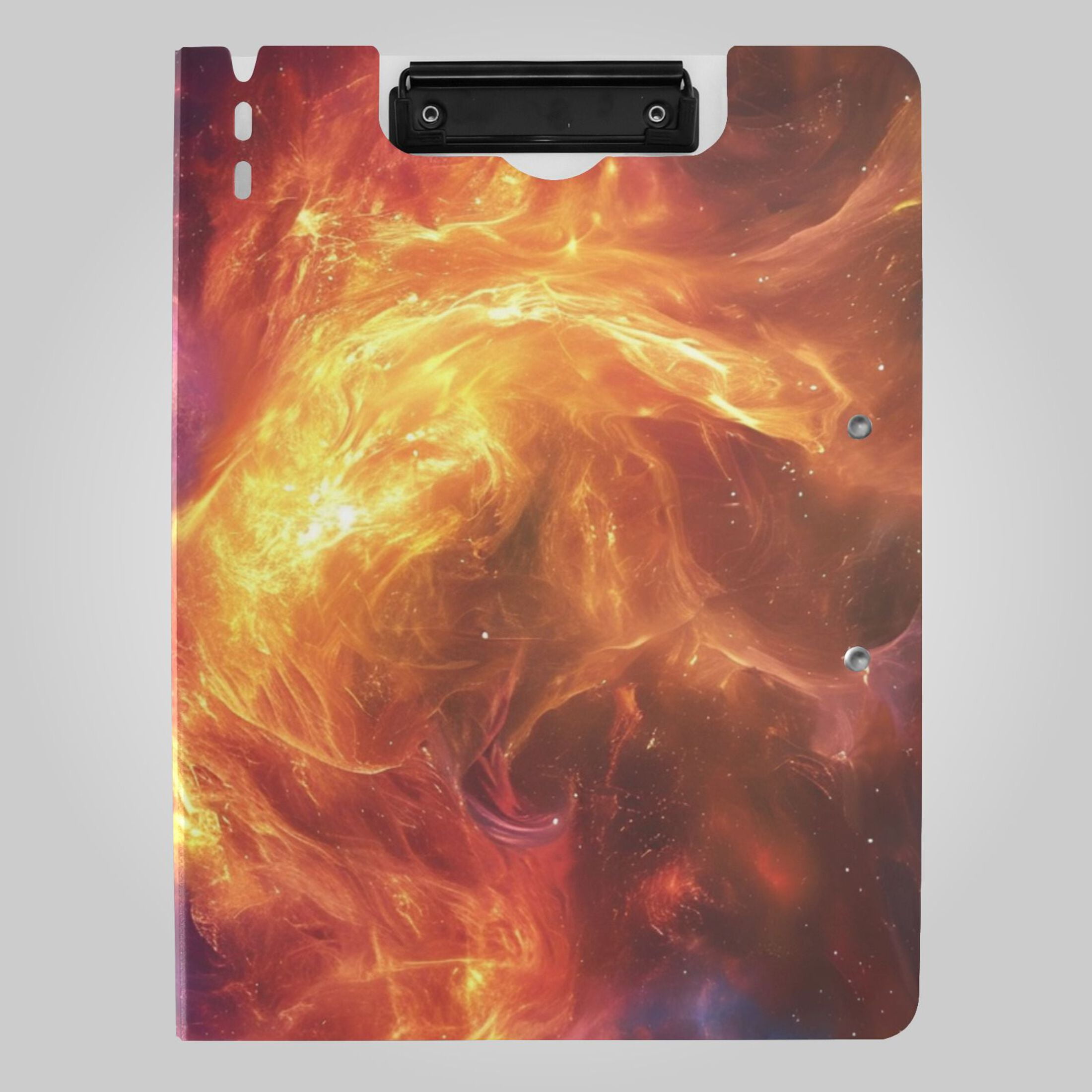 Blue and Red Mysterious Power Contest Foldable Binder Folder Clipboard ...