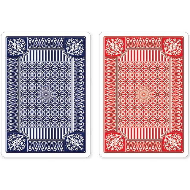 Blue and Red Premium Playing Cards, Two Standard Decks - Walmart.com