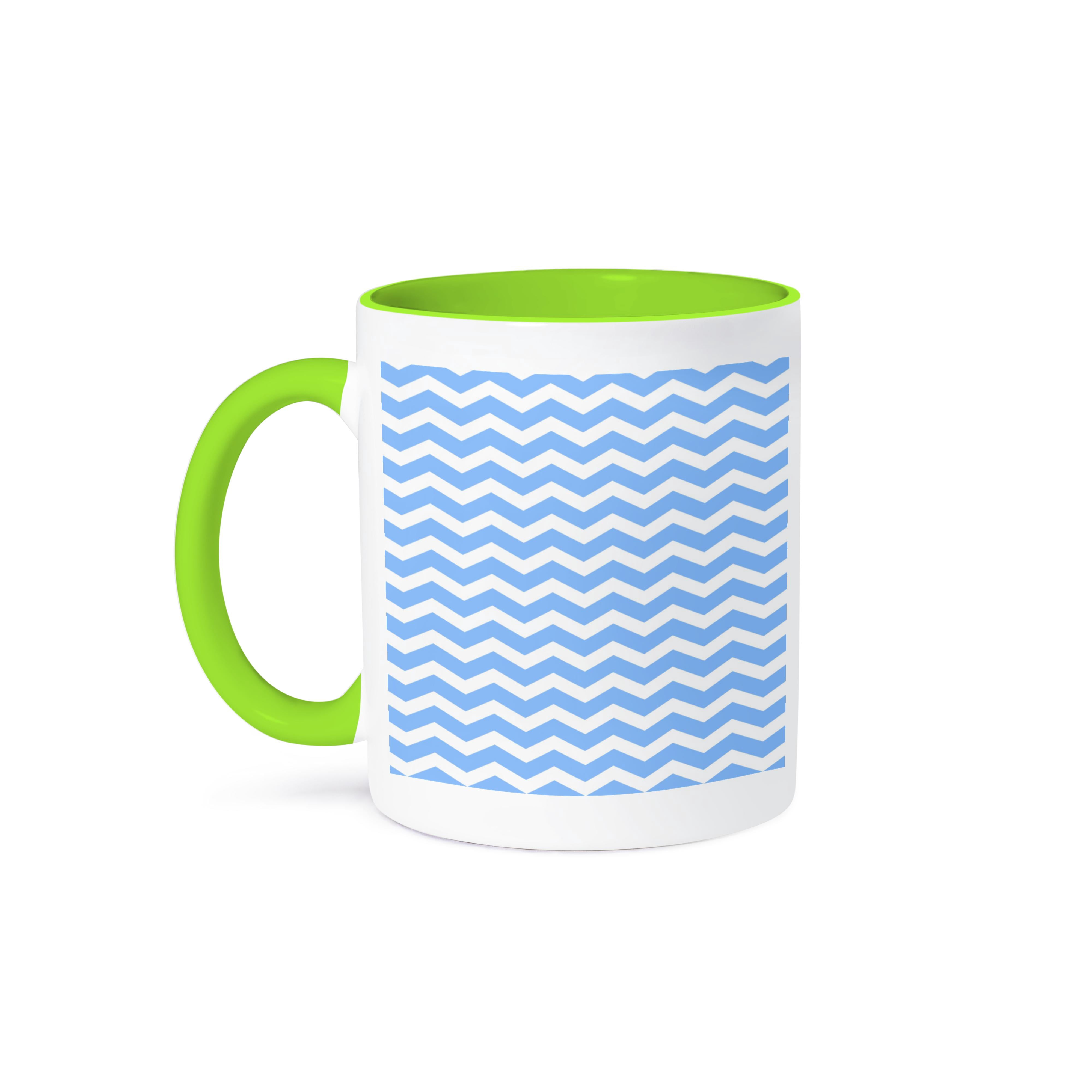 3dRose, Blue and White Chevron Zig Zag Pattern Contemporary and Chic ...