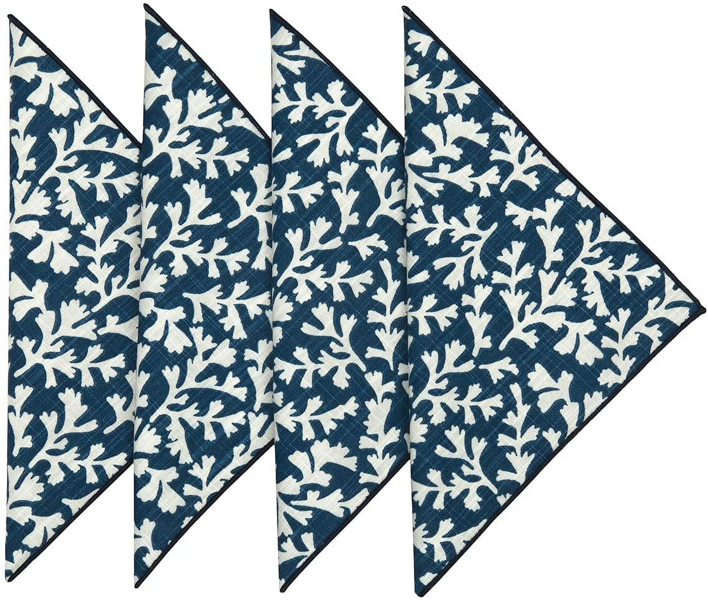 Blue and White Cloth Napkins Beach Wedding Reception Table Linens Beach ...