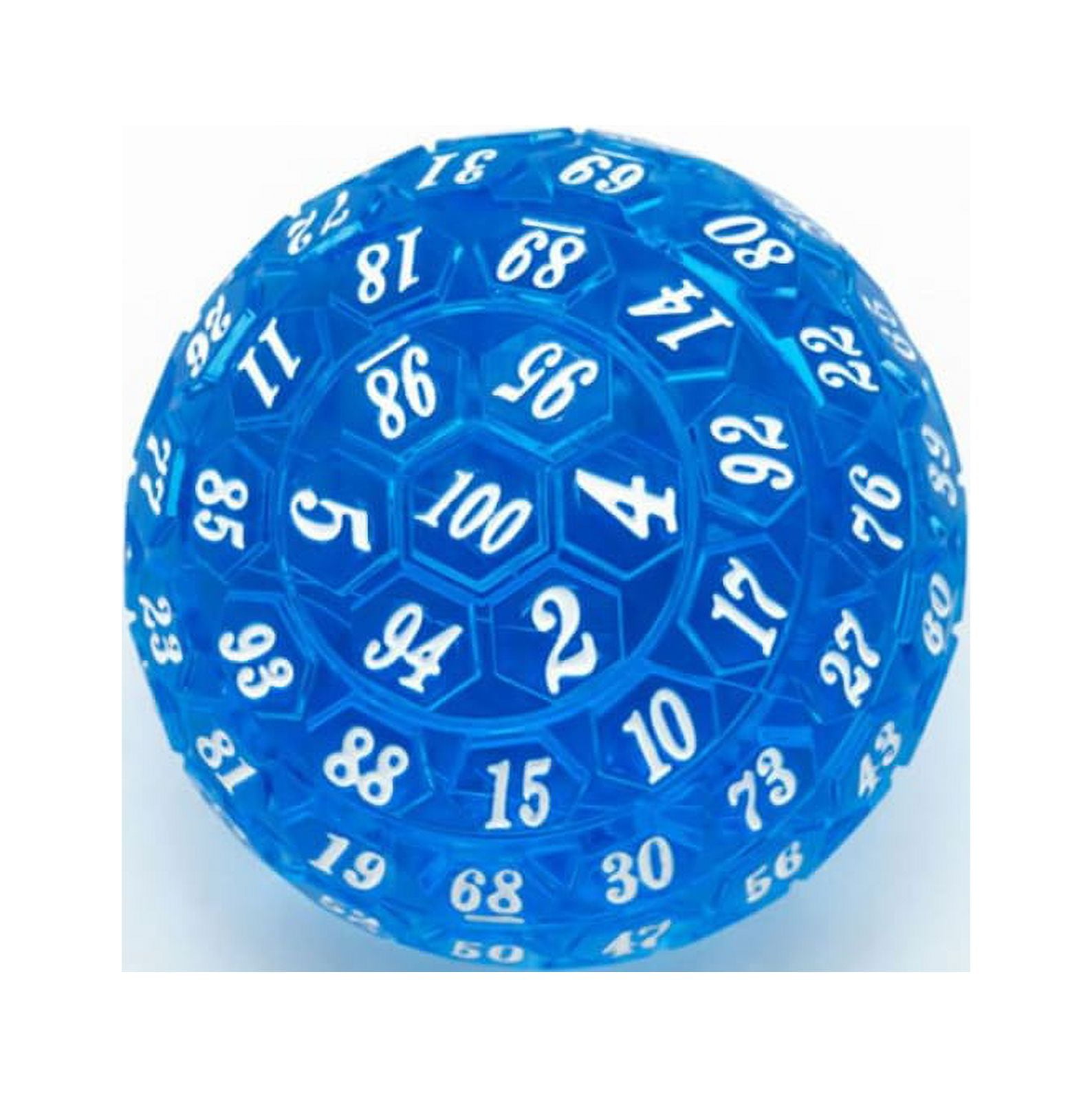 Blue and White d100 | 100-Sided Die | Dungeons and Dragons | DnD Dice ...