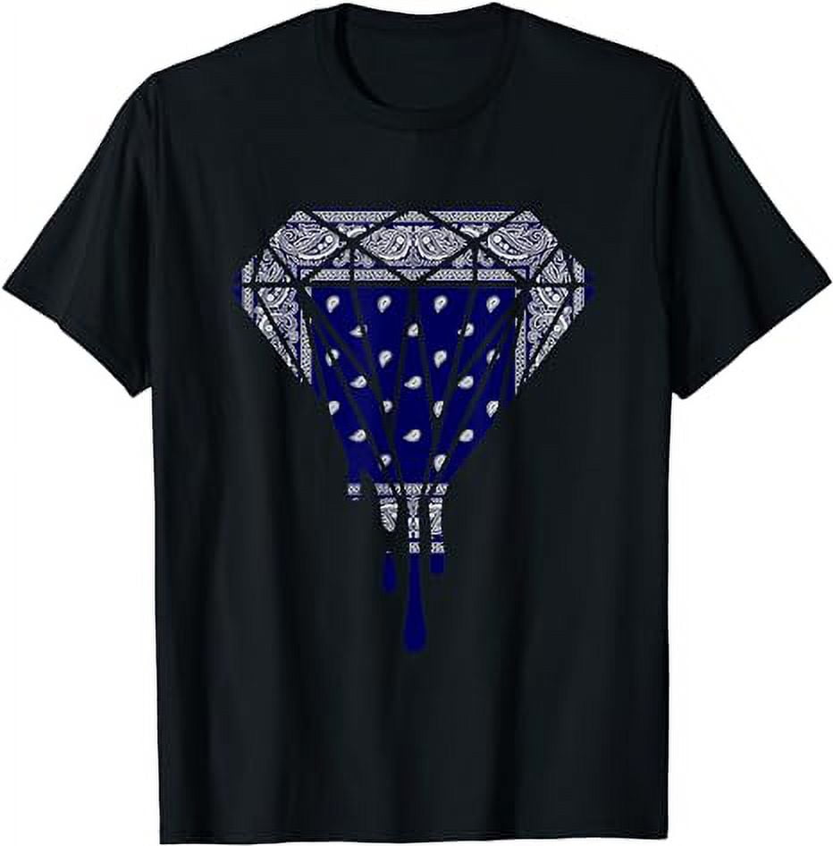 Blue bandana dripping OG gangster hip hop gangsta Long beach T-Shirt ...