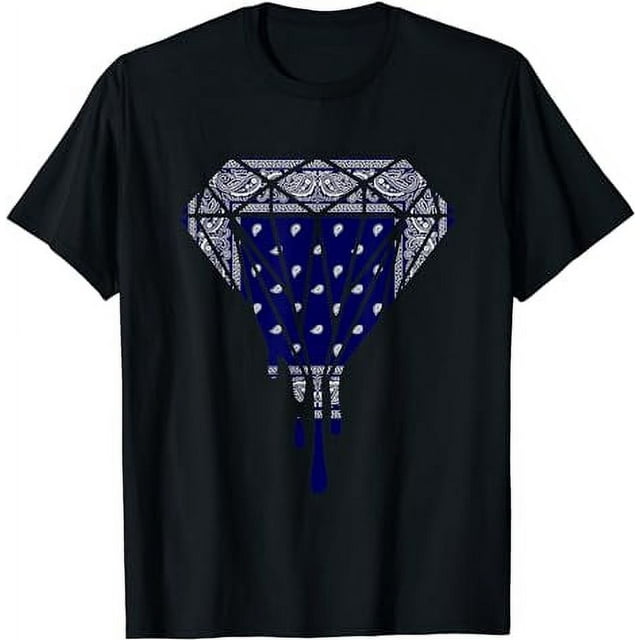 Blue bandana dripping OG gangster hip hop gangsta Long beach T-Shirt ...