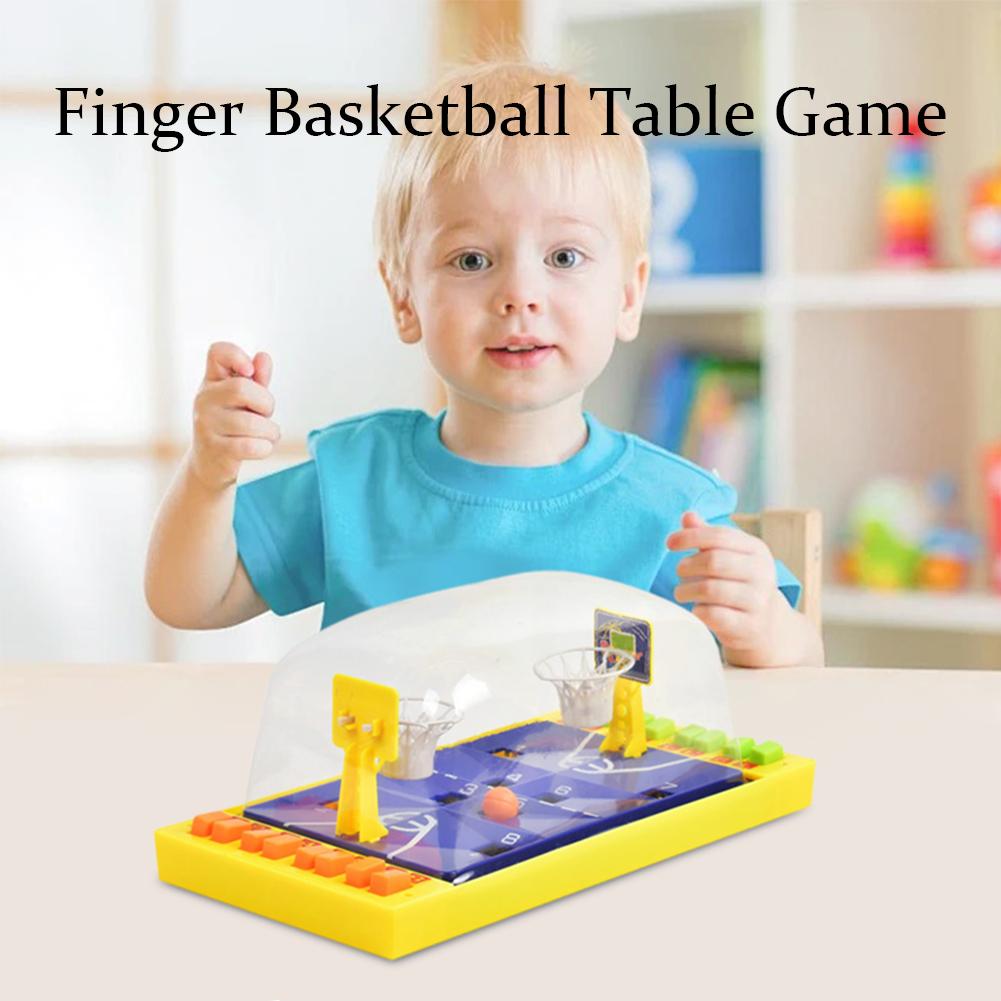 Blue children's mini finger catapult basketball court machine mini ...