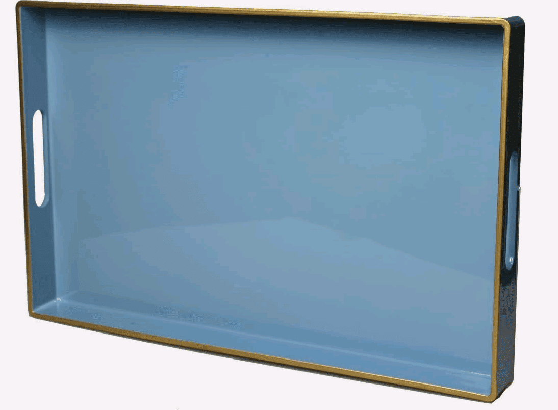 Blue decorative tray plastic tray - Walmart.com