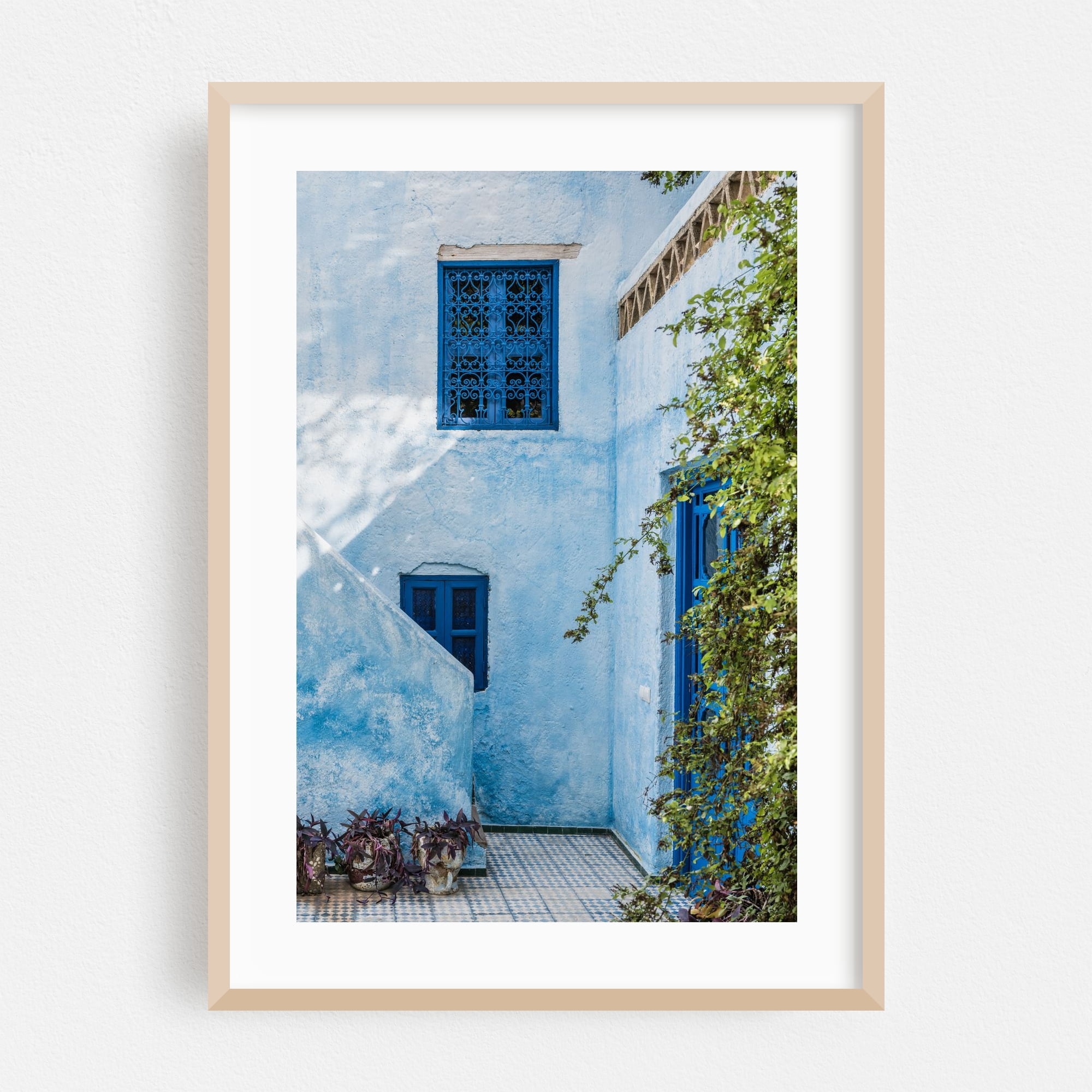 Blue facade in Morocco - Fes Fez-Meknès Morocco Photography ...