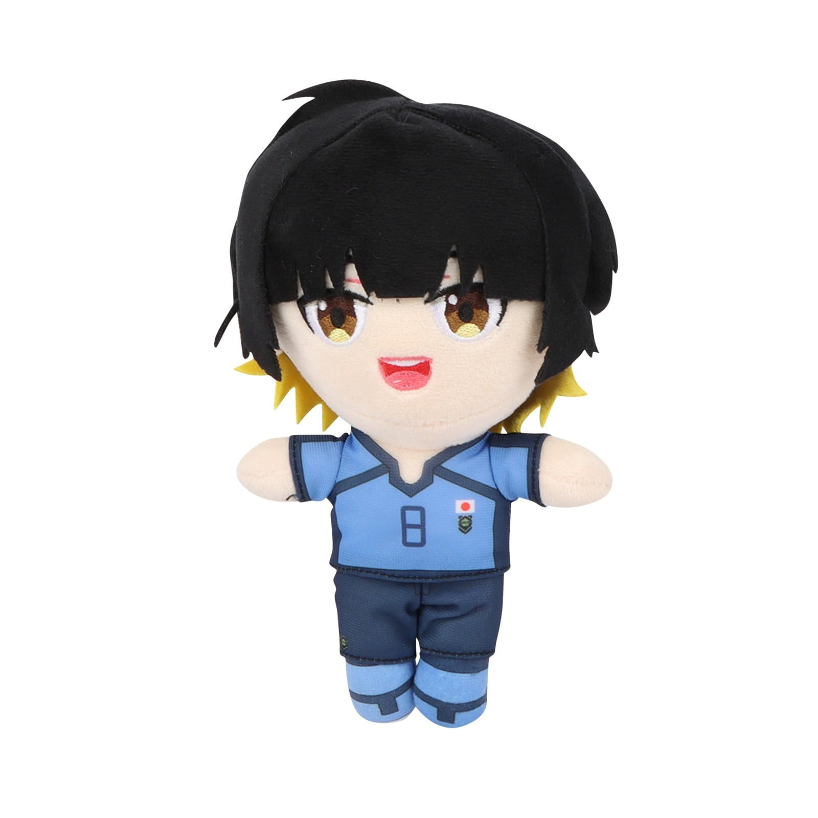 Blue lock merch-Adorable Plush Toy with Purple Hair Soft and Cuddly ...