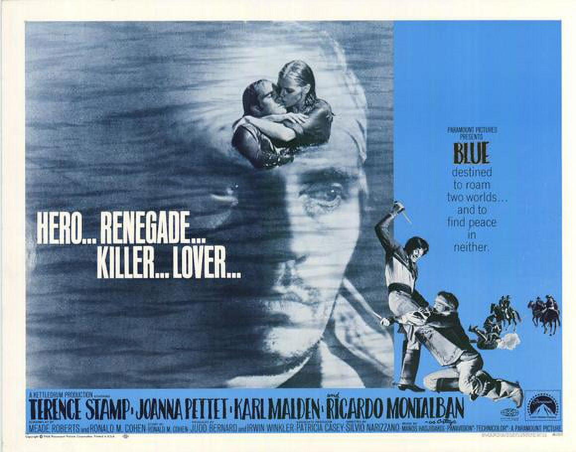 Blue - movie POSTER (Style A) (11" x 14") (1968) - Walmart.com