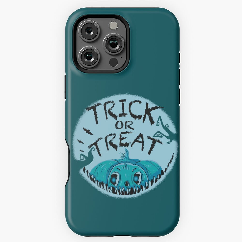 Blue night pumpkin Phone Case for iPhone 16 15 14 13 12 11 Pro Max ...