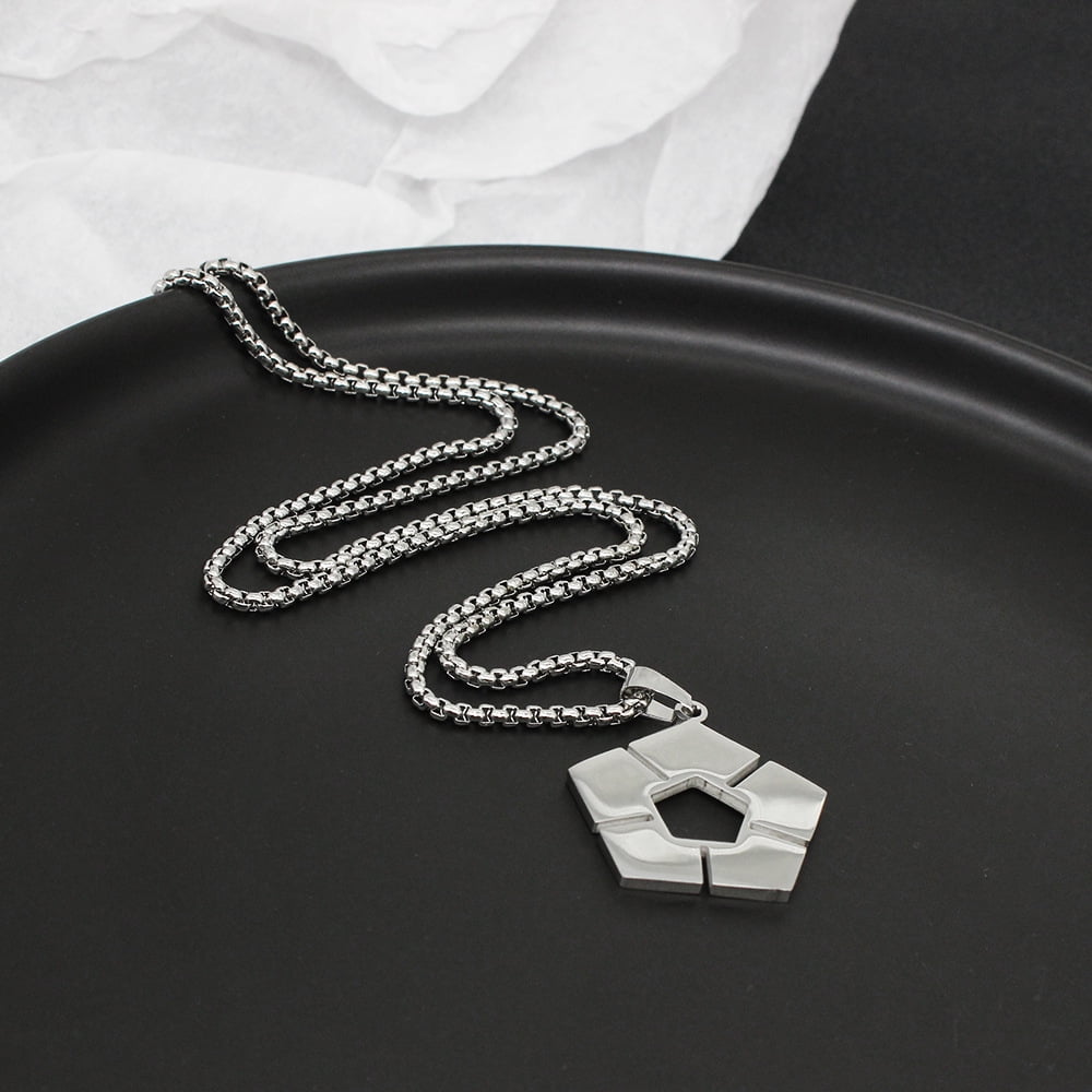 Blue prison football necklace bluelock logo pendant blue lock cartoon ...