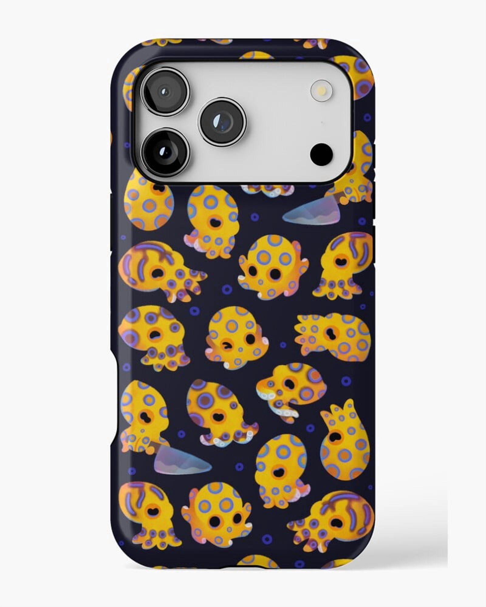 Blue-ringed octopus H844 Premium Durable Case for iPhone 17 16 15 14 13 ...