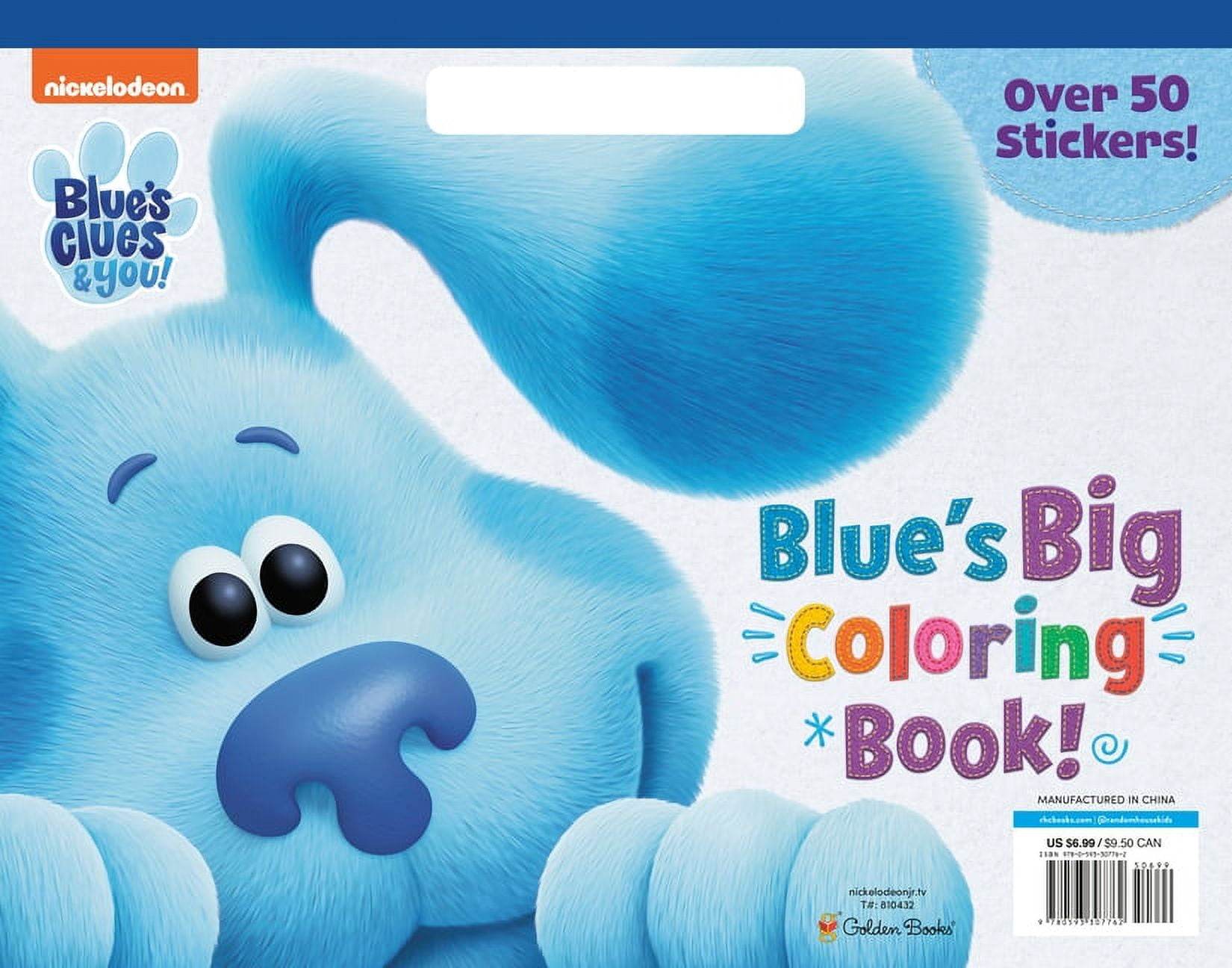 Blue's Big Coloring Book (Blue's Clues & You) (Paperback) - Walmart.com