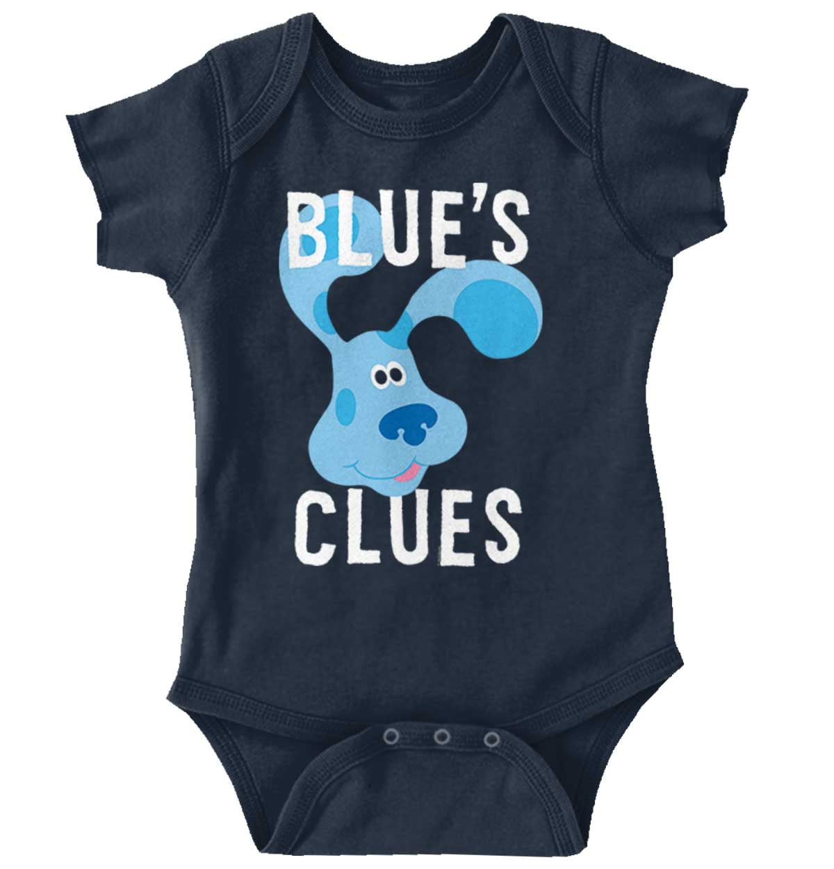 Blue's Clues Big Face Cartoon Puppy Romper Boys or Girls Infant Baby ...