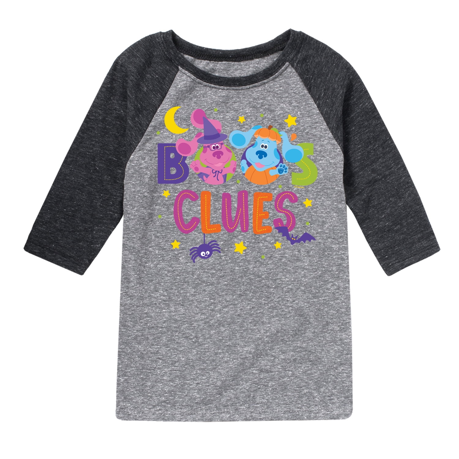 Blue's Clues - Boo's Clues - Toddler And Youth Raglan Graphic T-Shirt ...