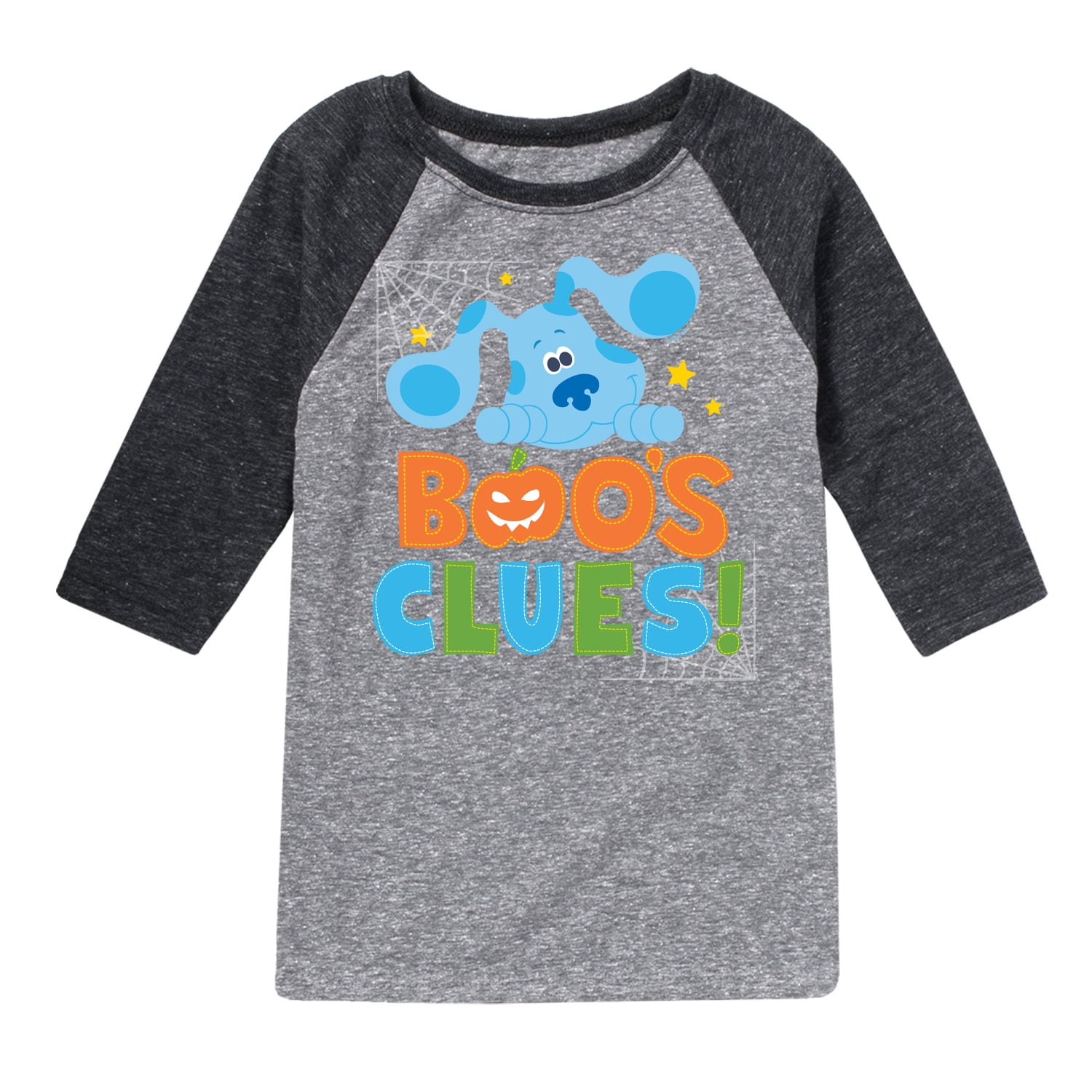 Blue's Clues - Boo's Clues - Toddler And Youth Raglan Graphic T-Shirt ...