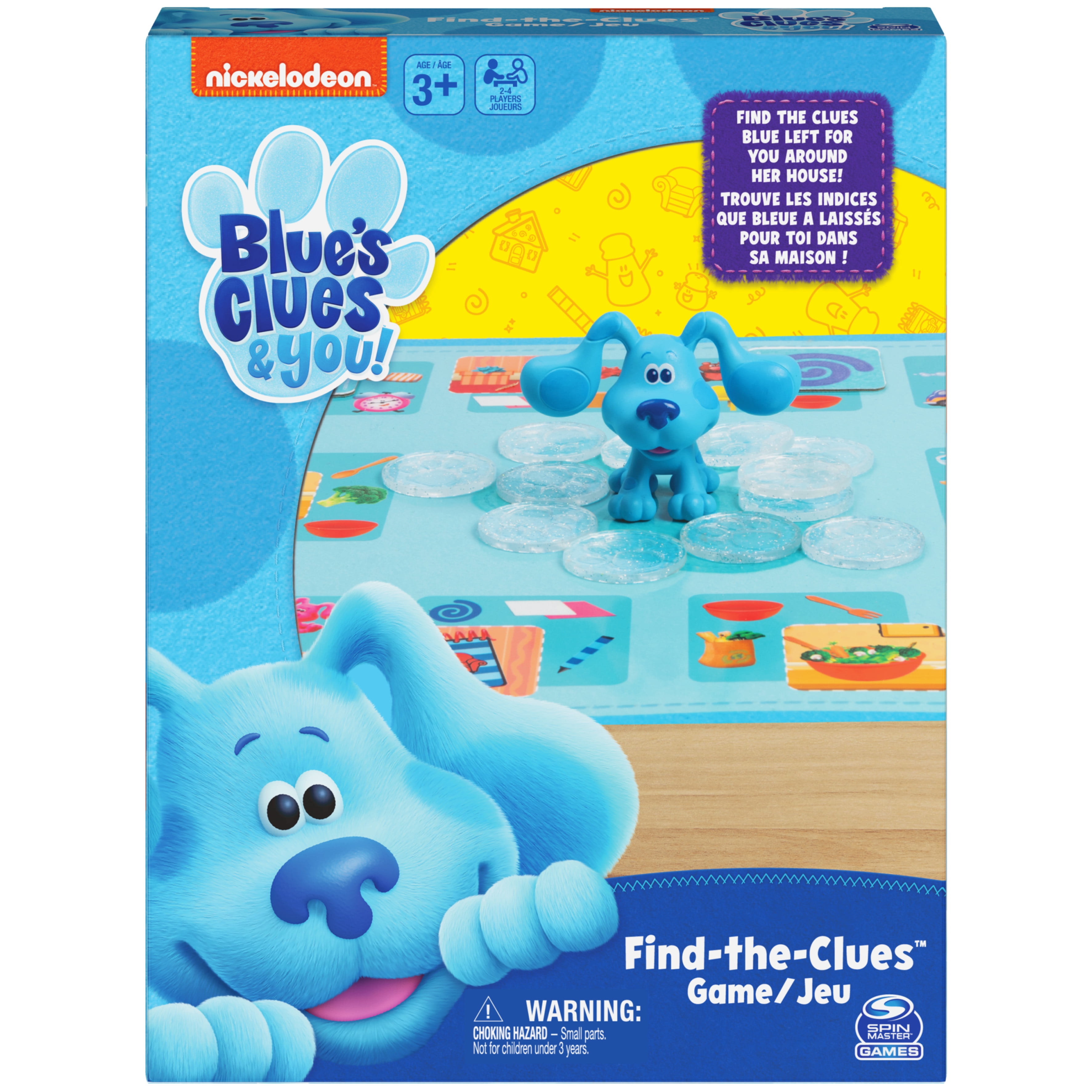 Blue's Clues Find the Clues, Matching Board Game, for Families and Kids ...