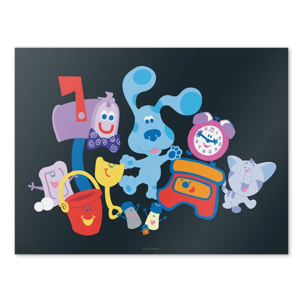 Blue's Clues Friend Group Wall Art Picture Paper Poster Décor Home ...