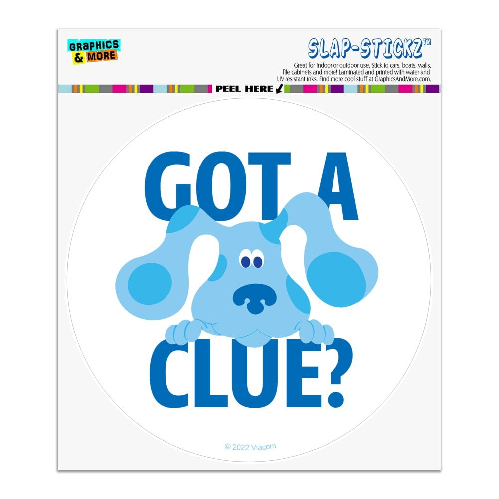 Blue's Clues Got a Clue Automotive Car Window Locker Circle Bumper ...