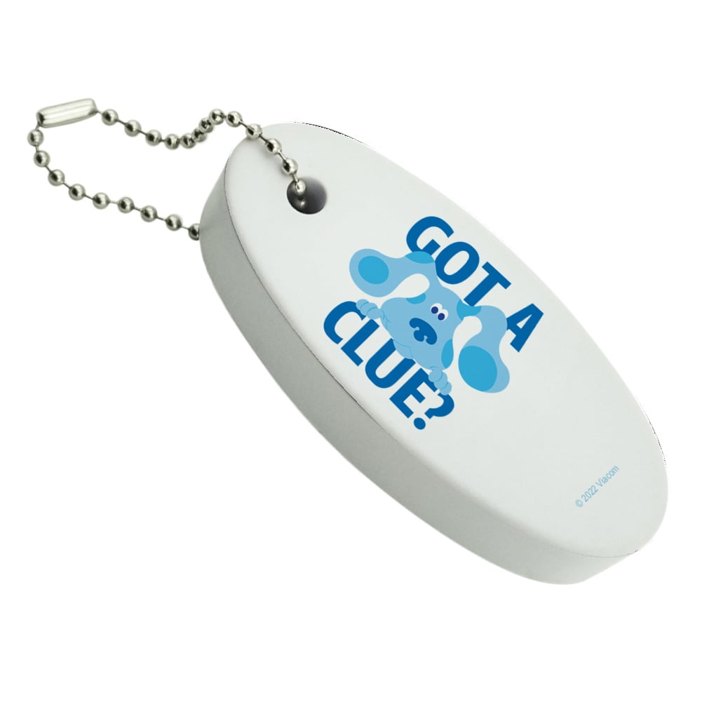 Blue's Clues Got a Clue Floating Keychain Oval Foam Fishing Boat Buoy ...