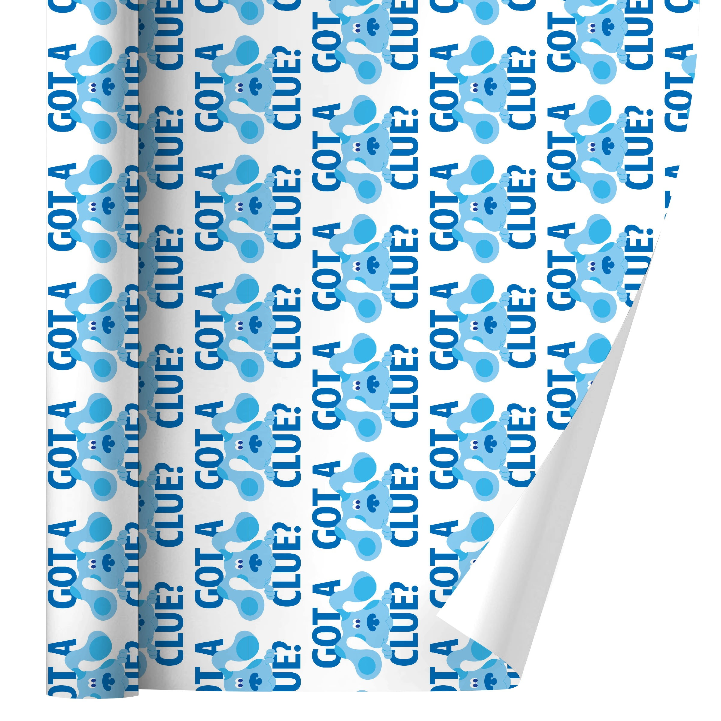 Blue's Clues Got a Clue Gift Wrap Wrapping Paper Rolls - Walmart.com
