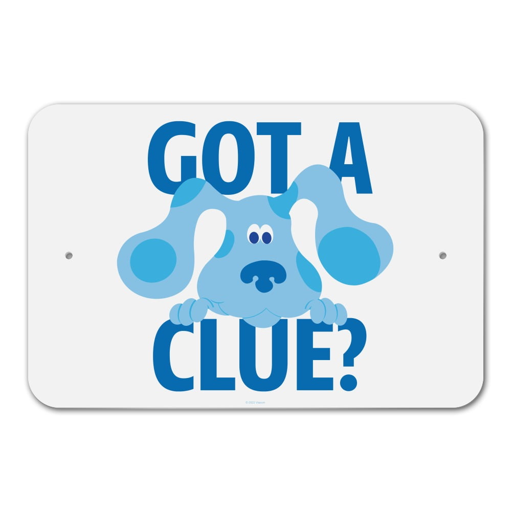 Blue's Clues Got a Clue Home Business Office Sign - Walmart.com