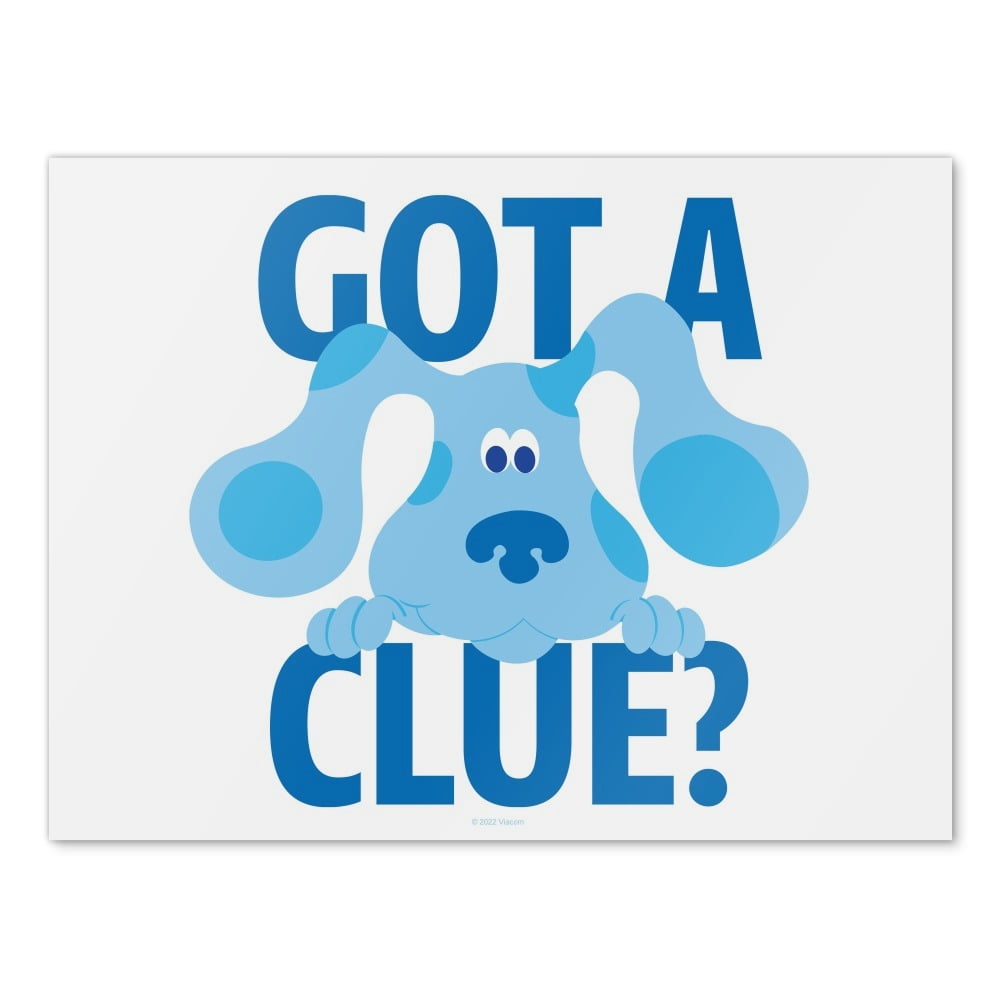 Blue's Clues Got a Clue Home Business Office Sign - Walmart.com