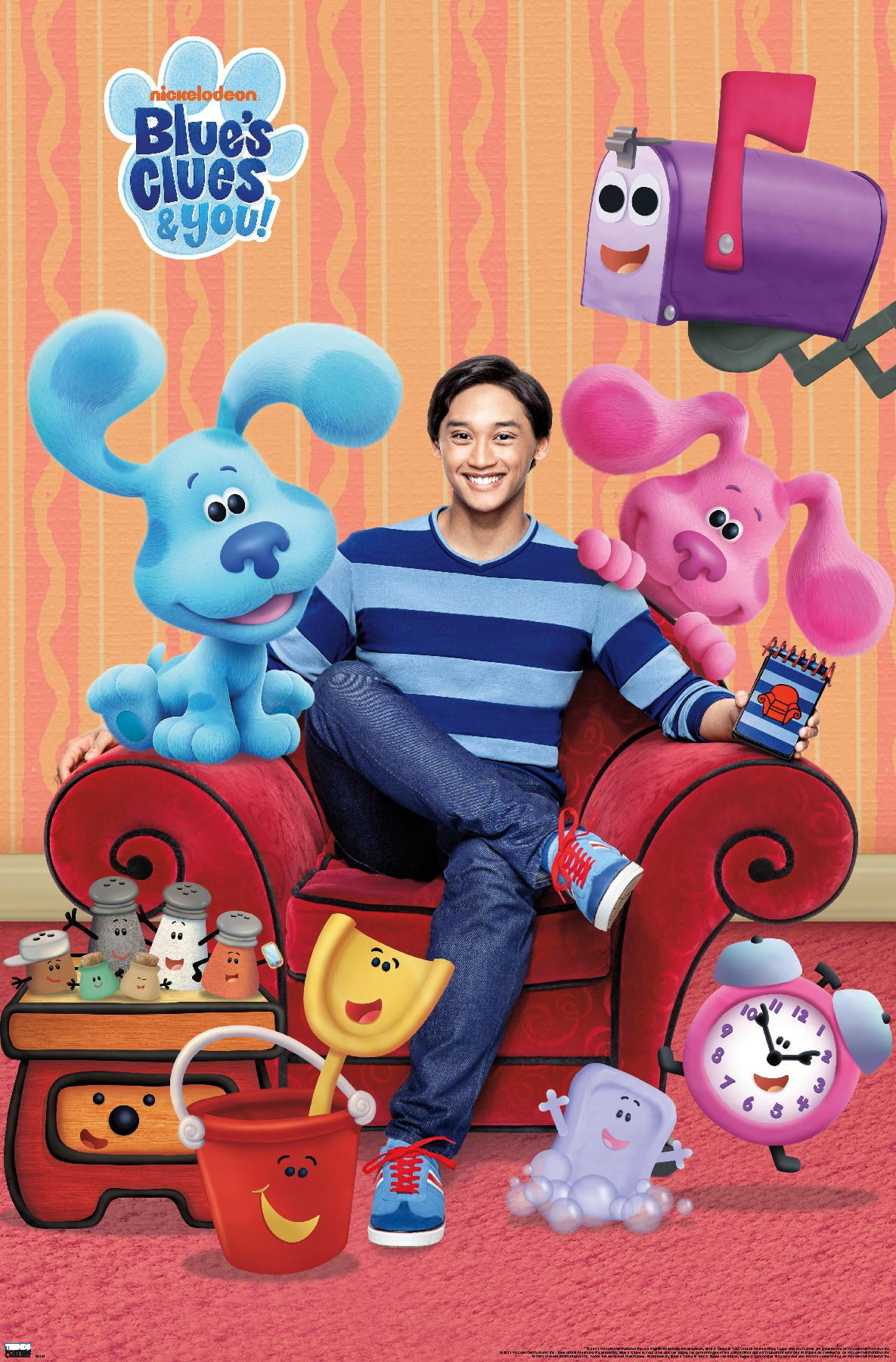 Blue's Clues - Group Wall Poster, 22.375" x 34" - Walmart.com