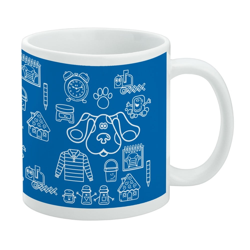 Blue's Clues Iconic Art Ceramic Coffee Mug, Novelty Gift Mugs for ...