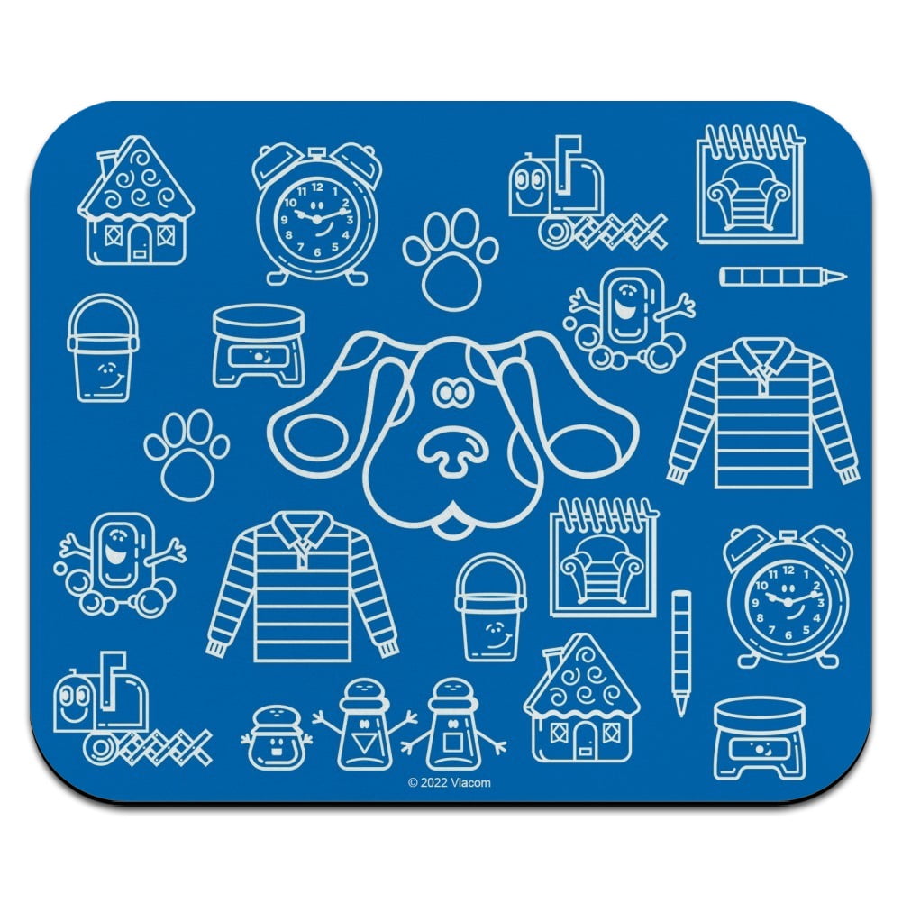 Blue's Clues Iconic Art Low Profile Thin Mouse Pad Mousepad - Walmart.com